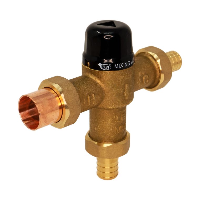 Solder x PEX x PEX Thermostatic Mixing Valve – DN Group